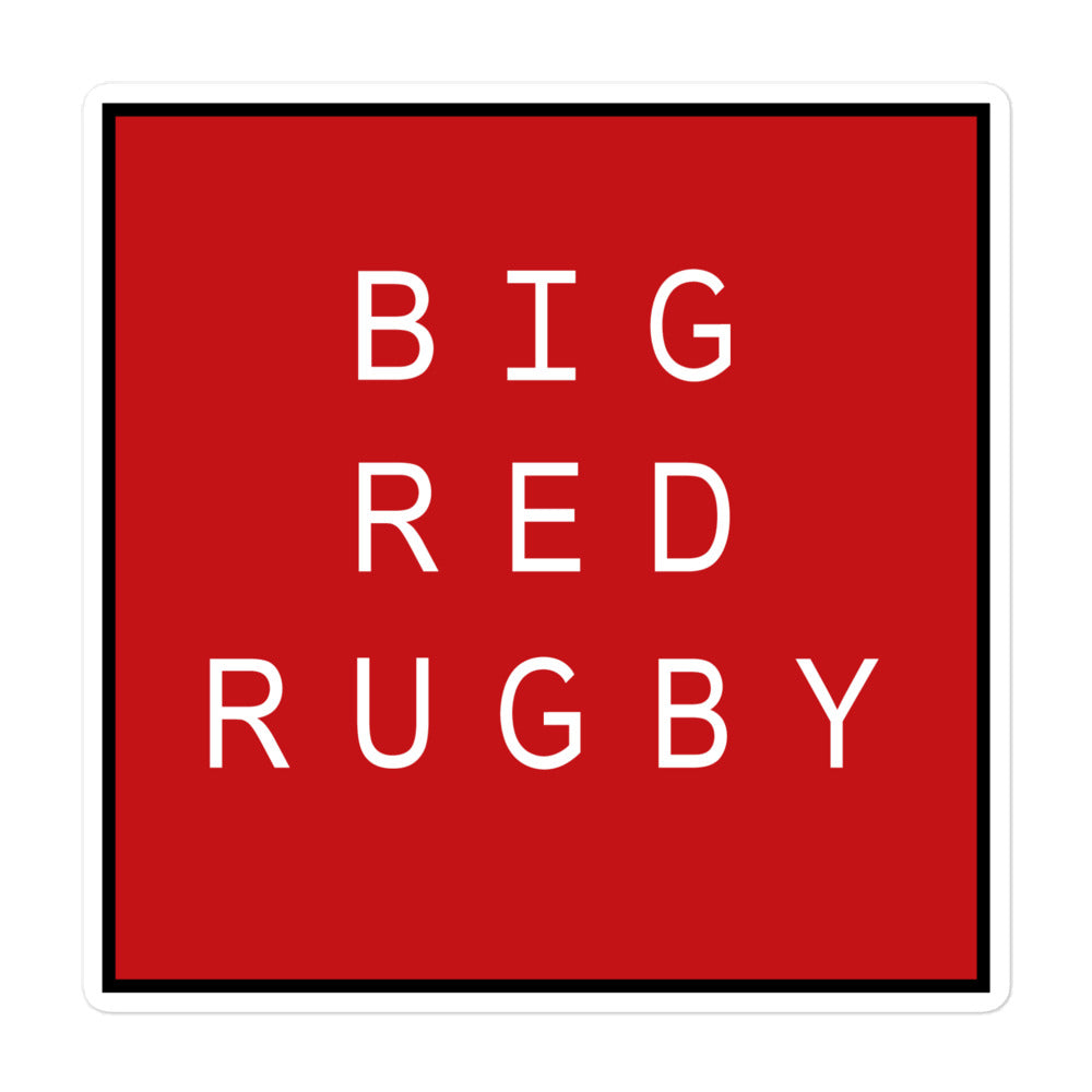 Big Red Rugby Bubble-free stickers – Tytan Rugby